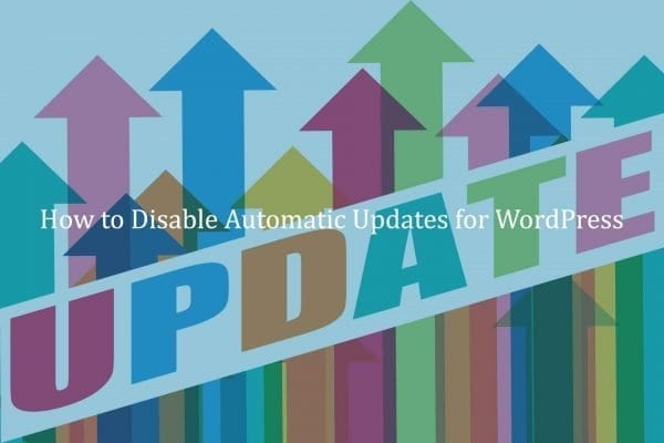 How to Disable Automatic Updates for WordPress - WP Small Fix